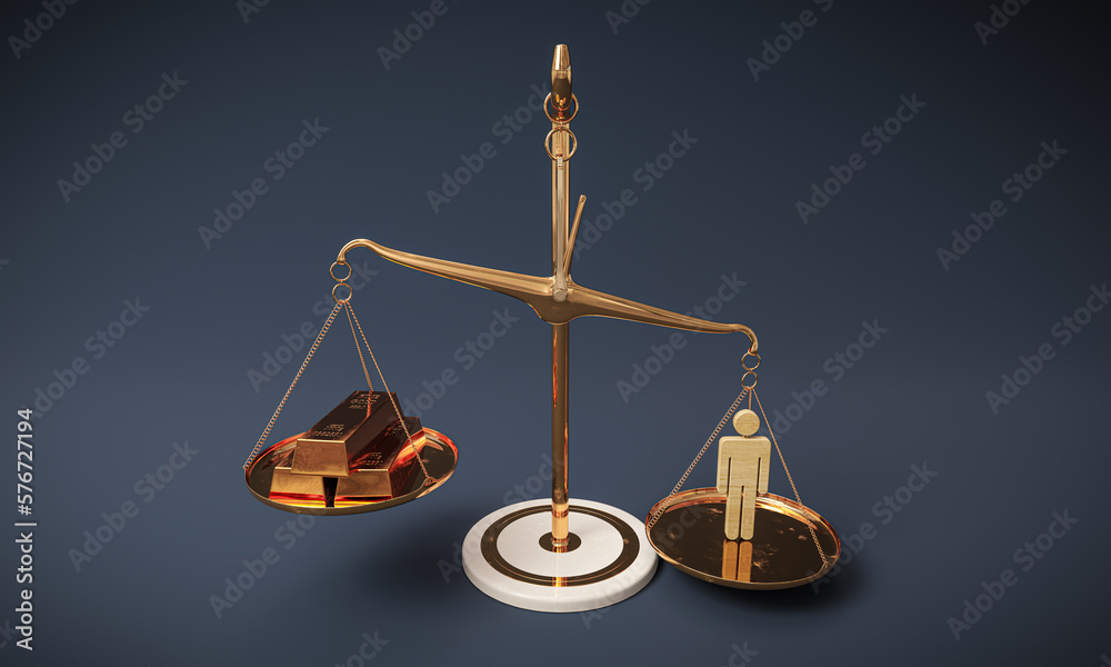 The value of a human being is greater than gold: symbolic man outweighs ...