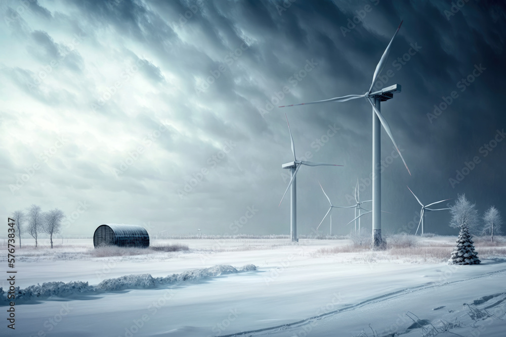 See Winter Wonderland Illuminate as Wind Generators Provide Power to ...