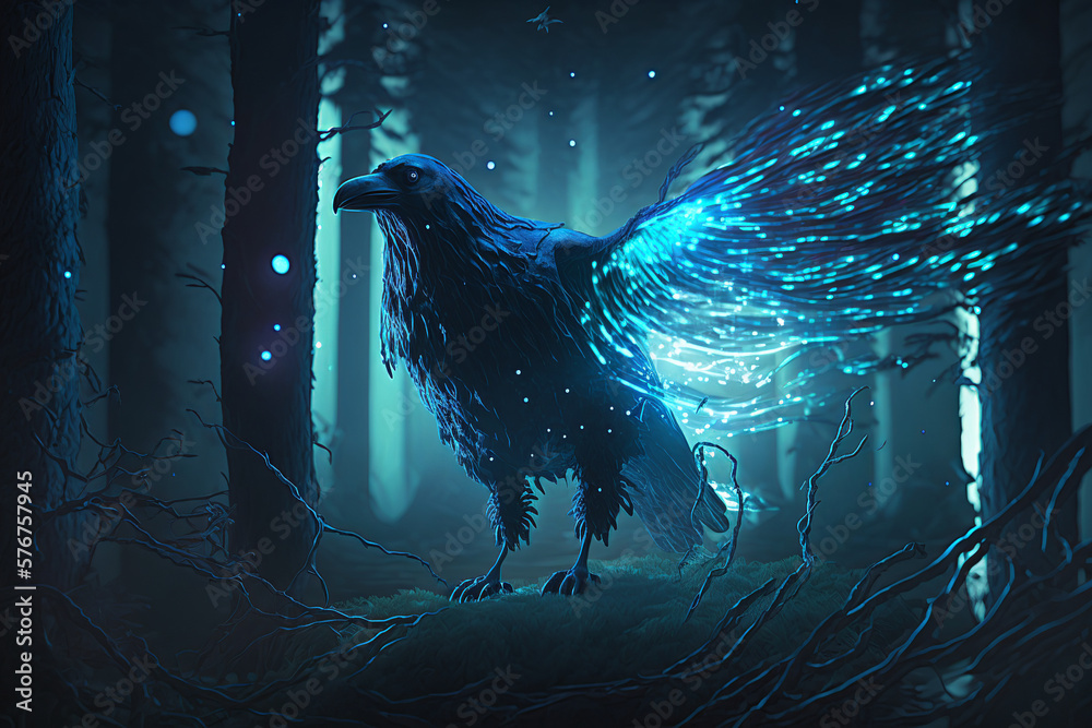 raven, crow, bird, dove, pigeon, vector, illustration, peace, animal ...