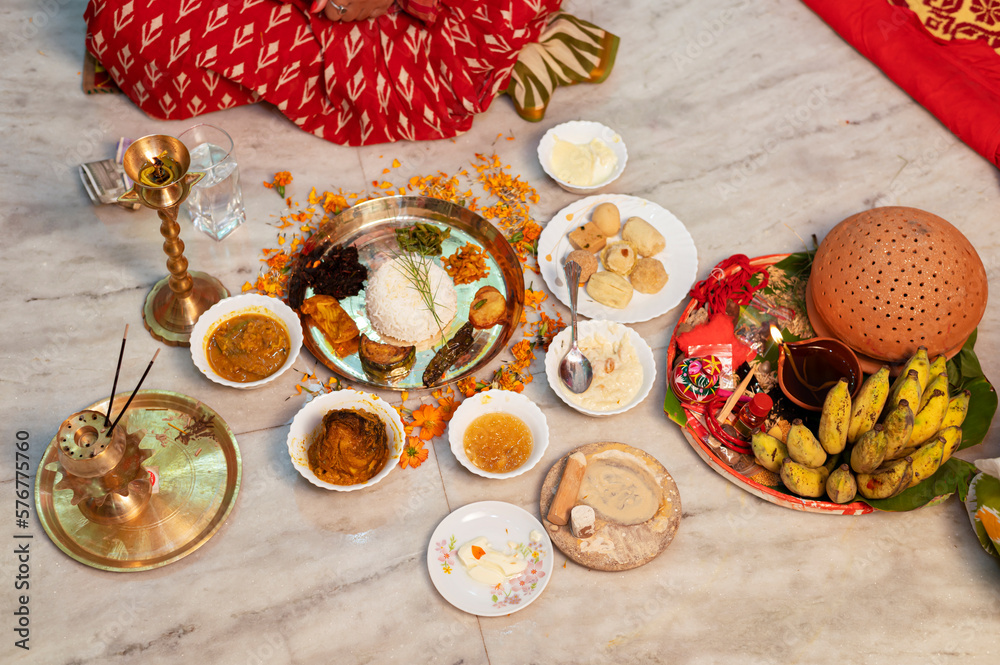Foto de bengali wedding food also called aiburovat do Stock | Adobe Stock