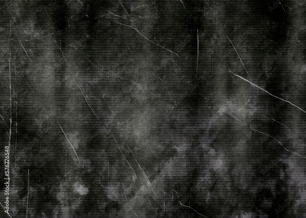 Abstract dark horror cracked dirty wall with grunge spread grey splash ...
