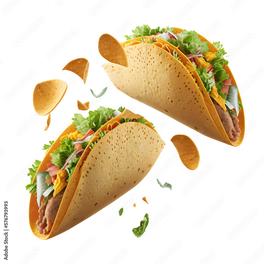 Spice up Your Design Projects with Taco Design Elements on Transparent ...