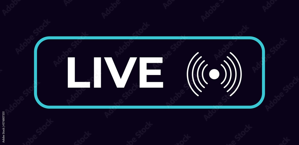 Game frame. Stream overlay banner with button UI template. Futuristic ...