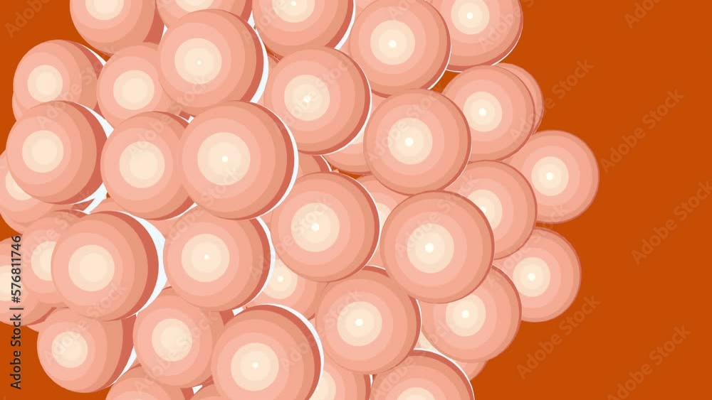 2D shape hydrogen balloons are flying in the air. A branch of Orange-to ...