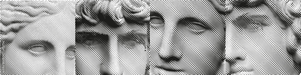 Greece modern face with contemporary element. Template design. Vector ...