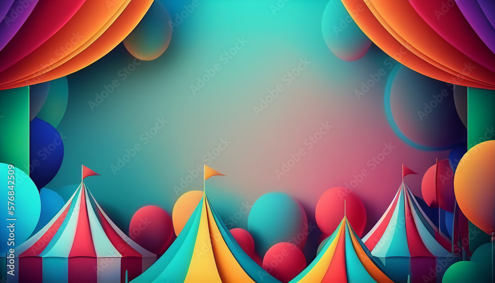 Circus frame background , circus tent background with copy space ...