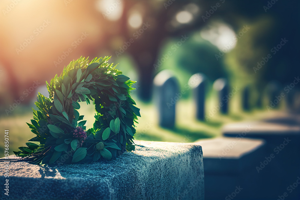 Funeral background, Generative AI Stock Illustration | Adobe Stock