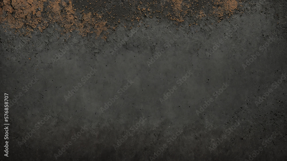 Muro de Hormigón con Superficie Rugosa, Algunos Detalles en Color Café ...