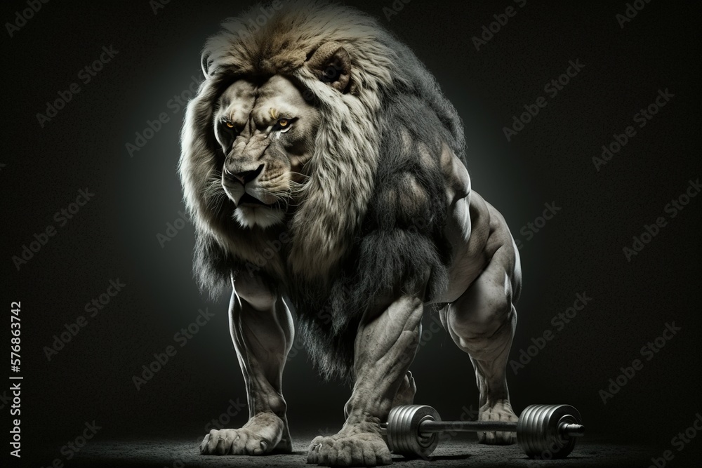 Train Like a King: Lion's Fitness Plan, Generation Ai Stock ...