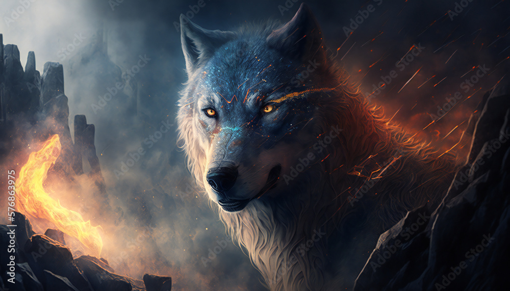 Garm the blood-stained guardian of Hel's gate - hell dog - German ...