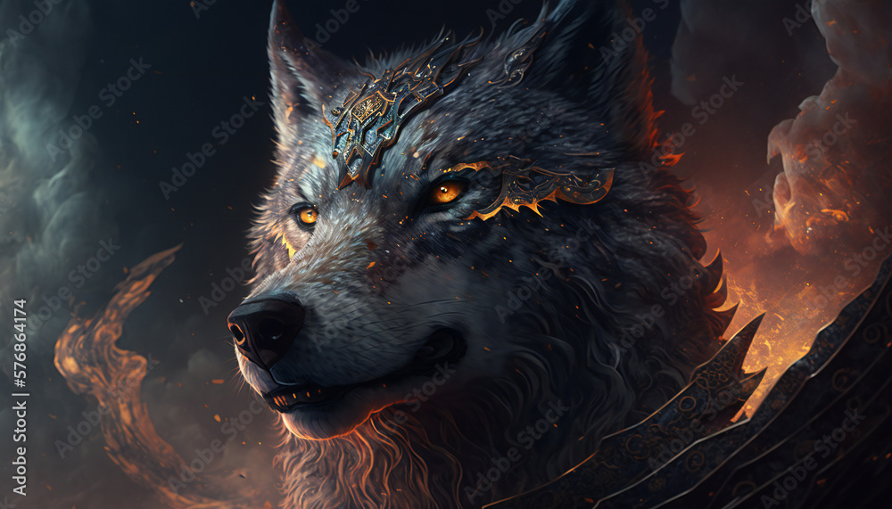 Garm the blood-stained guardian of Hel's gate - hell dog - German ...