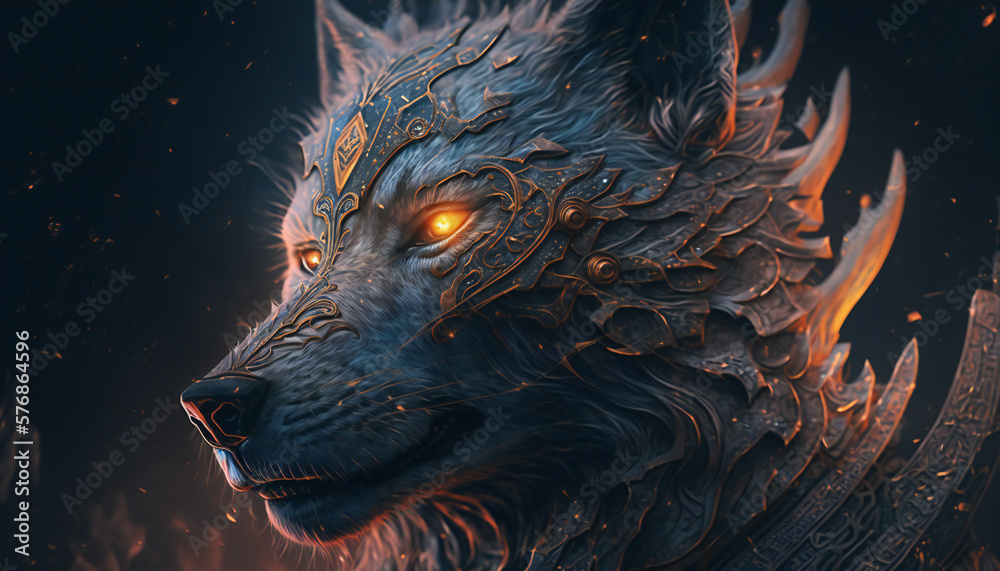 Garm the blood-stained guardian of Hel's gate - hell dog - German ...