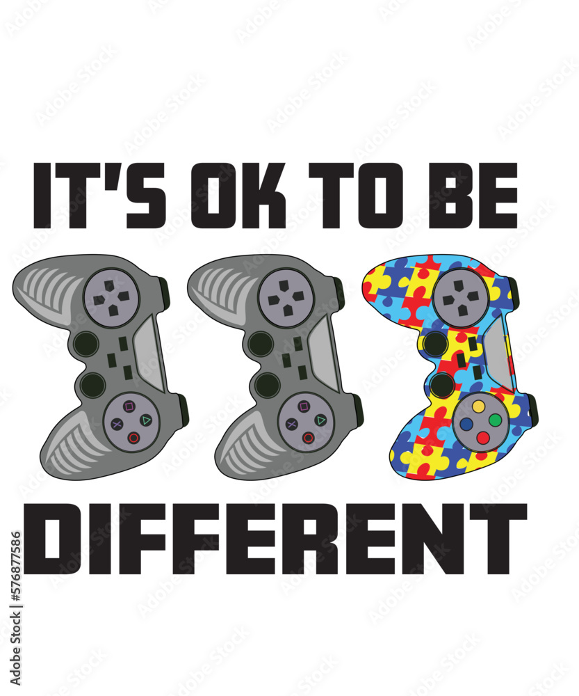 Autism Awareness retro video games gamer construction truck Svg png ...