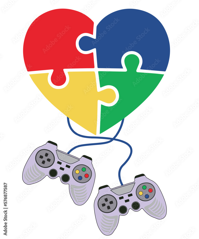 Autism Awareness retro video games gamer construction truck Svg png ...