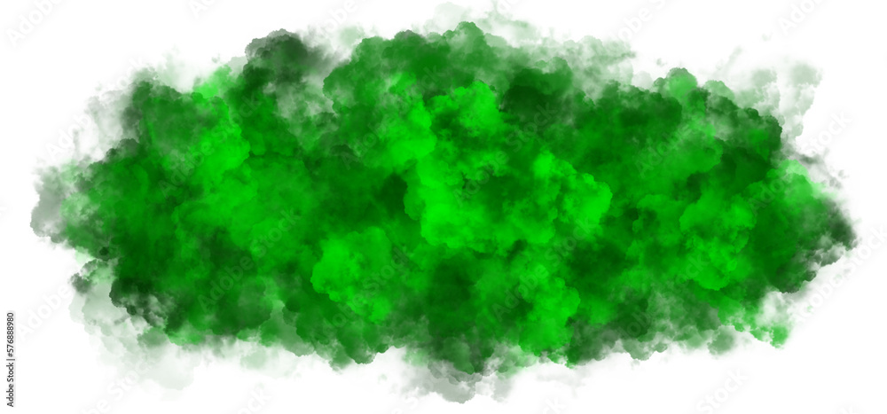 Abstract green smoke on transparent background Stock Illustration ...