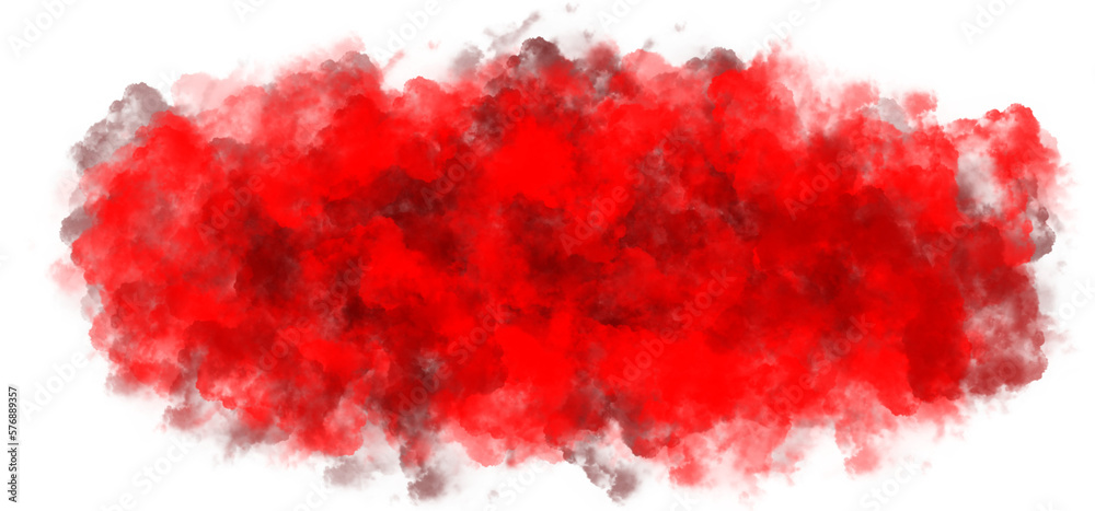Abstract red smoke on transparent background Stock Illustration | Adobe ...