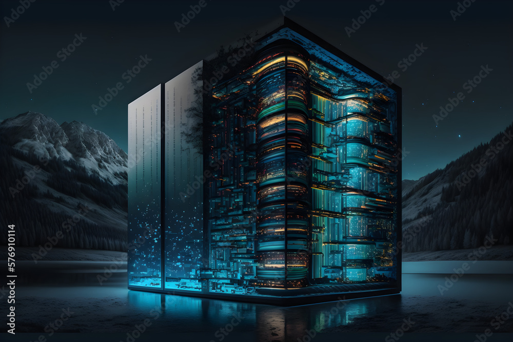 Data Lake Technology concept banner for centralized and historical data ...