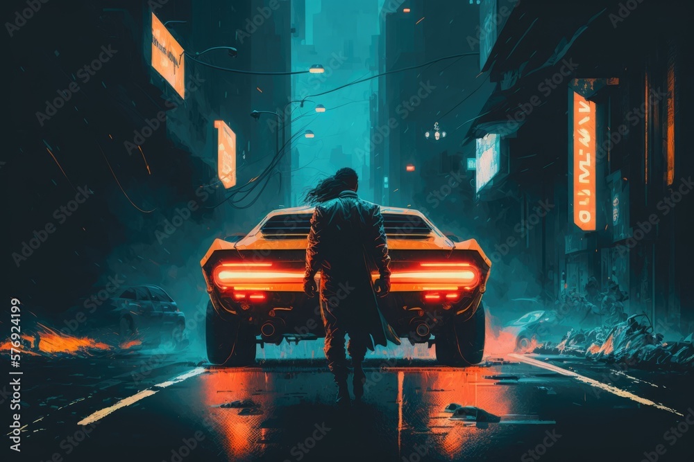 lone driver takes on the cyberpunk underworld with his heavily-modified ...