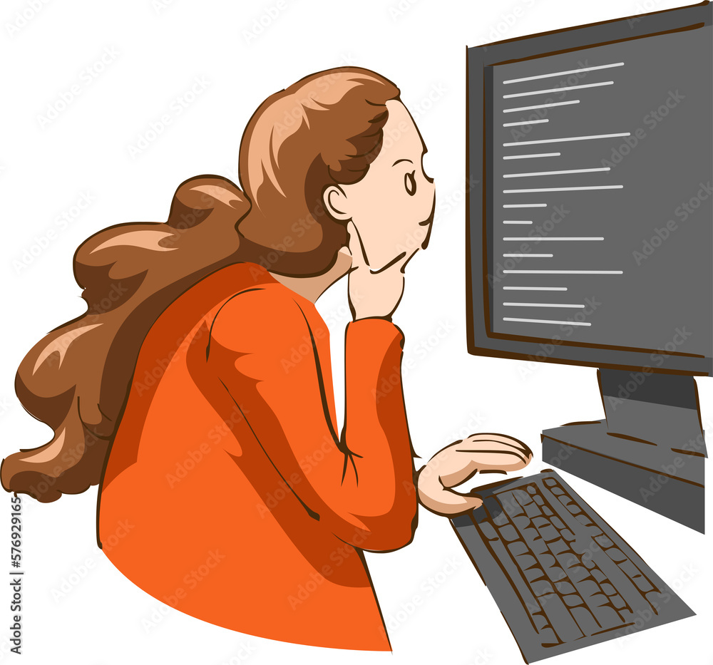 Software engineer png graphic clipart design Stock Illustration | Adobe ...