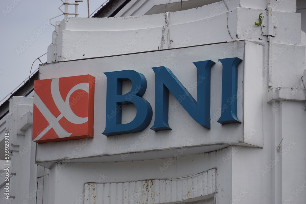 BNI bank heritage buildings in Yogyakarta. BNI bank is one of the ...