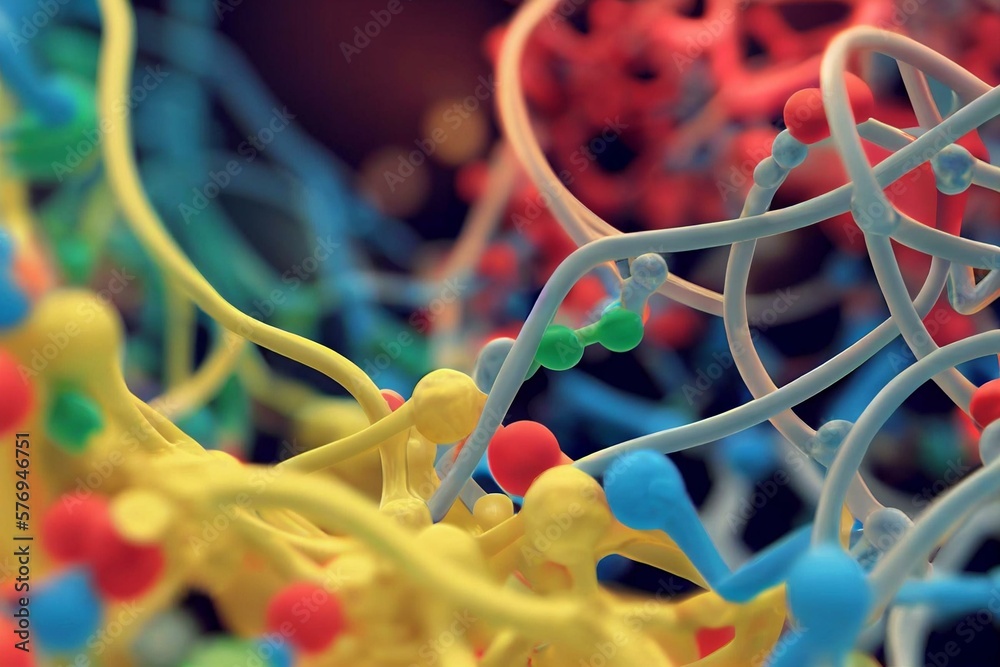 vitamin b3, nicotinamide molecular structure from atoms and molecules ...
