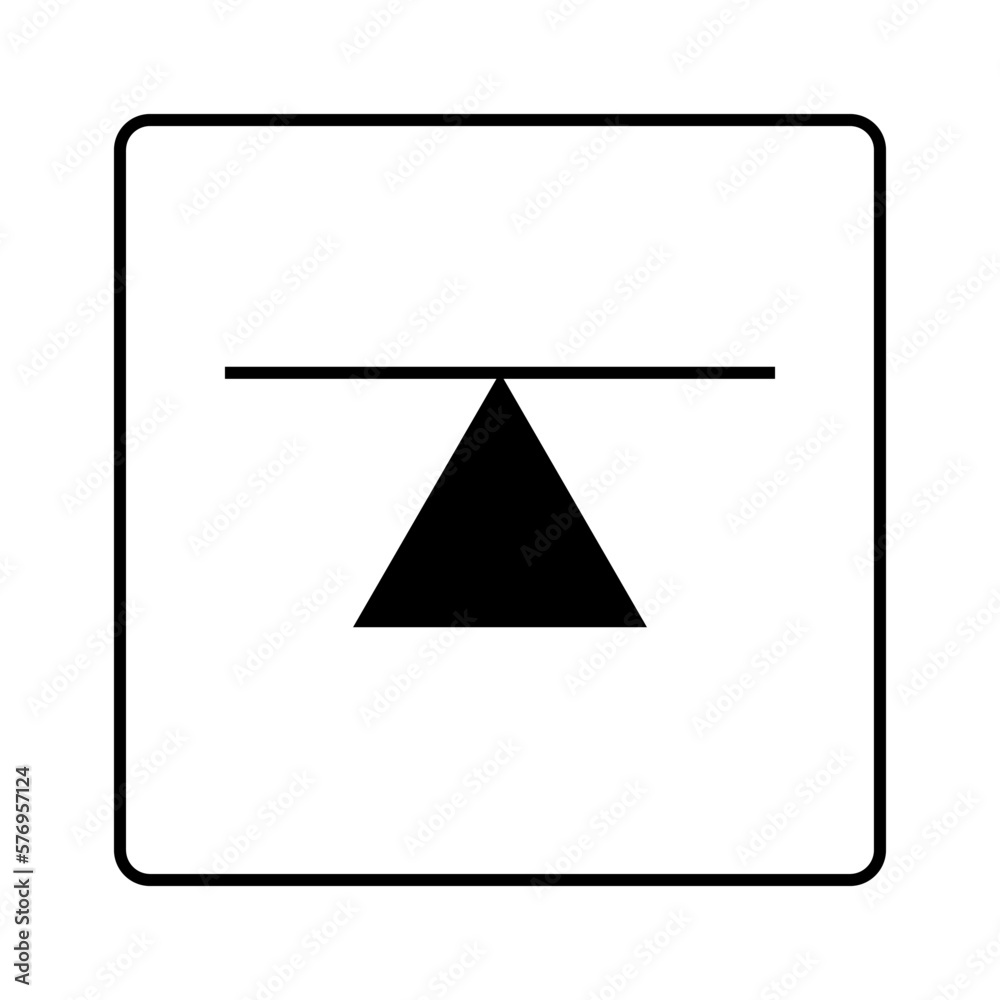 Center of Gtavity symbol, Center of mass and center mark for ...