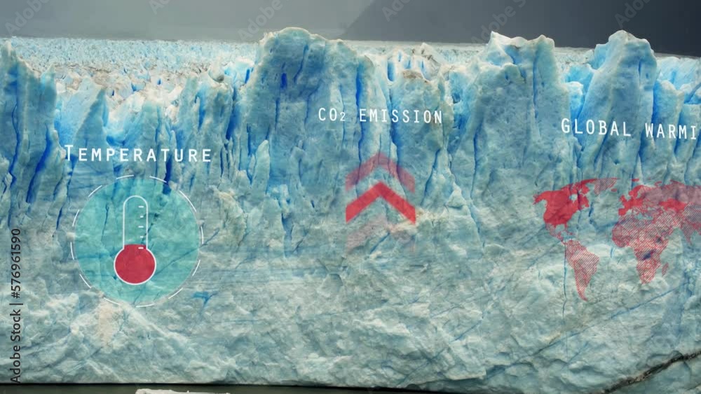 ice melting in Antarctica monitoring global warming and sea level close ...