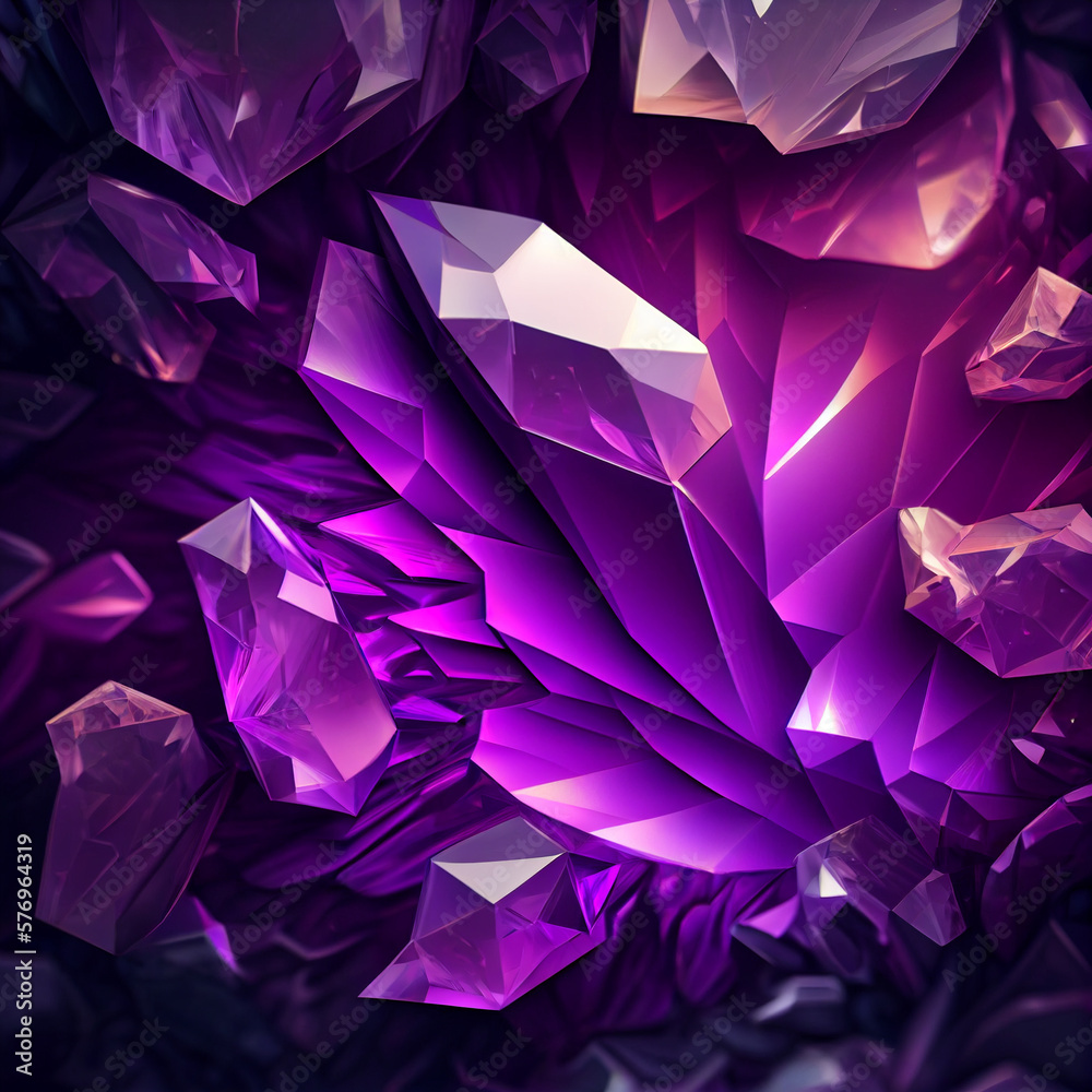 Purple Mysterious Background