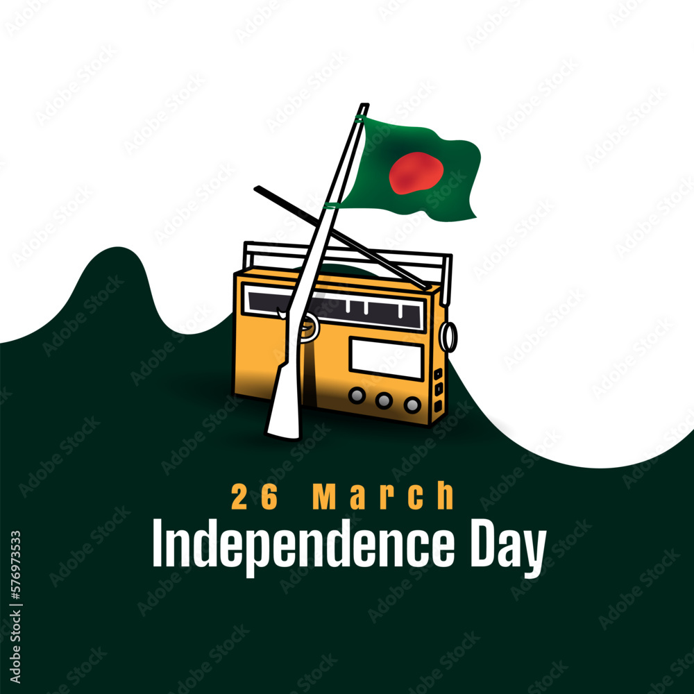 26 March Independence Day of Bangladesh Poster and Background Design ...