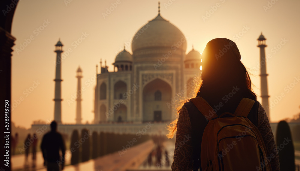 A Tourist's View of the Breathtaking Taj Mahal: Witnessing the Symbol ...