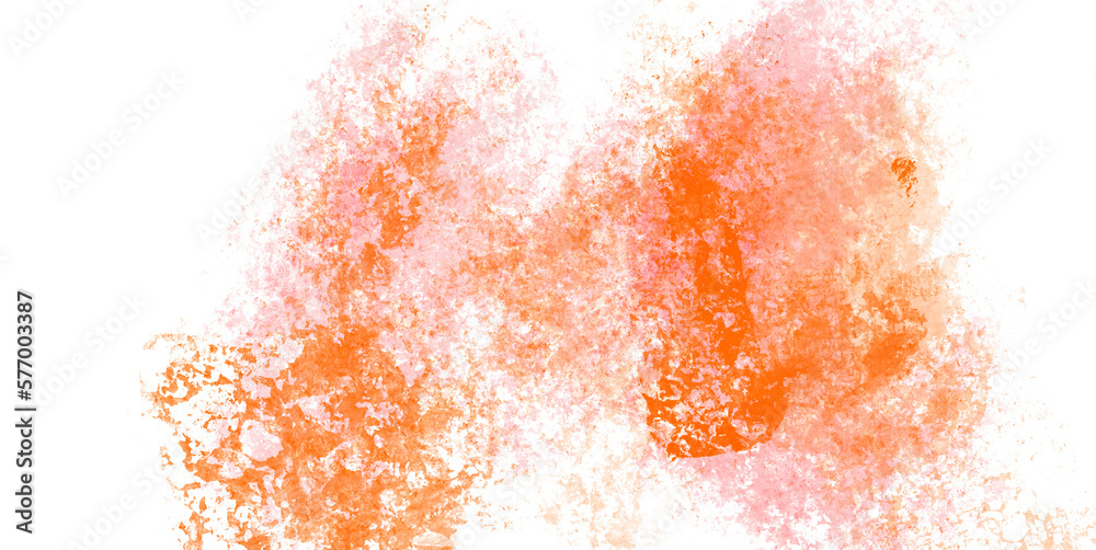 Illustration of red stains of paint in sponge technique. PNG element ...