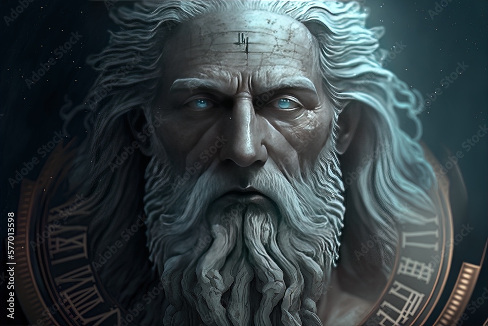 Greek deity of time, or chronos. History of Greek Mythology. time's ...