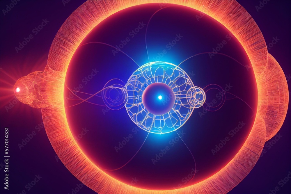 Fusion reactor. Toroidal chamber with a magnetic coil. device for ...