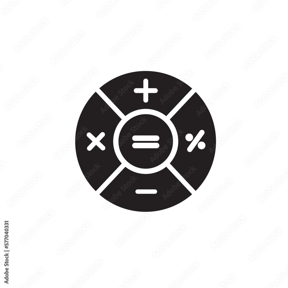 Calculator icon for app web logo banner - SVG File Stock Vector | Adobe ...