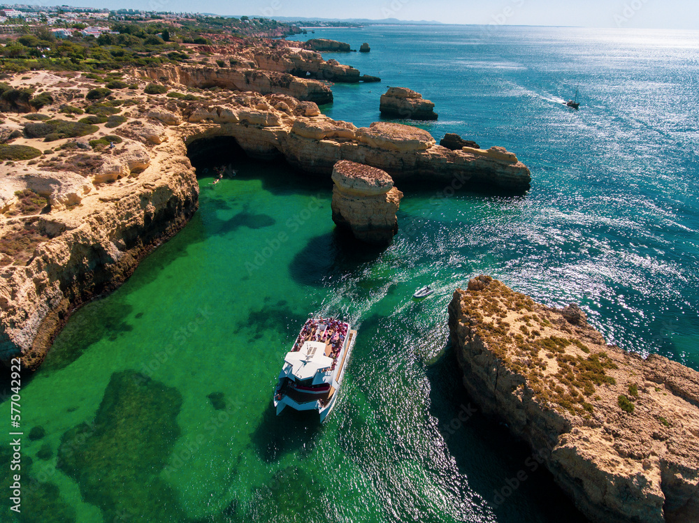Aerial photos of Algarve Coast in Faro, Portugal capture the region's ...