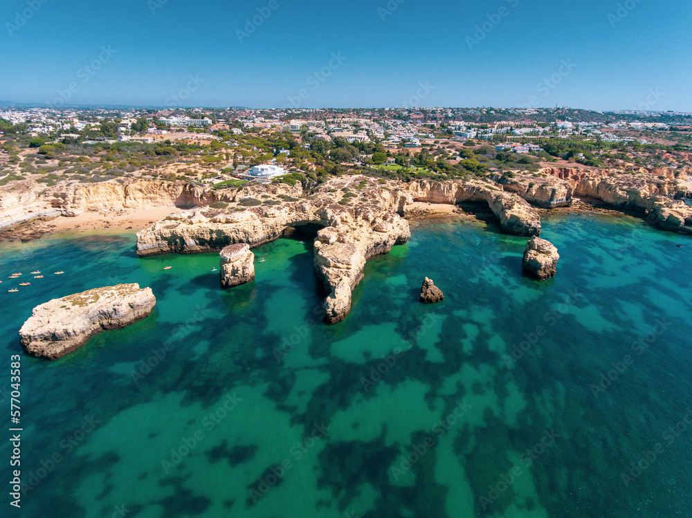 Aerial photos of Algarve Coast in Faro, Portugal capture the region's ...