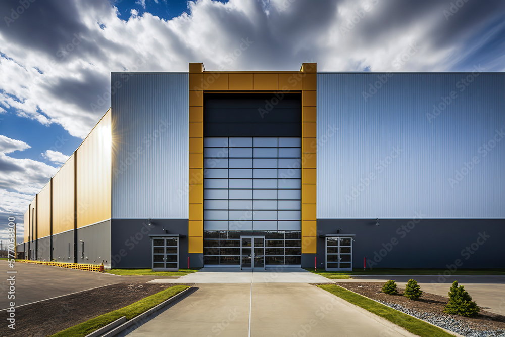 Massive Industrial Pavilion: The Heart of Modern Manufacturing, ai ...