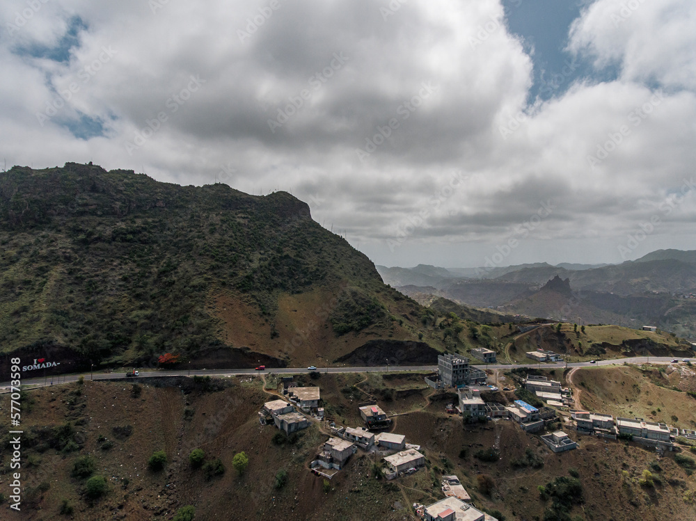 Aerial photos of Assomada in Santiago Island, Cabo Verde, reveal the ...