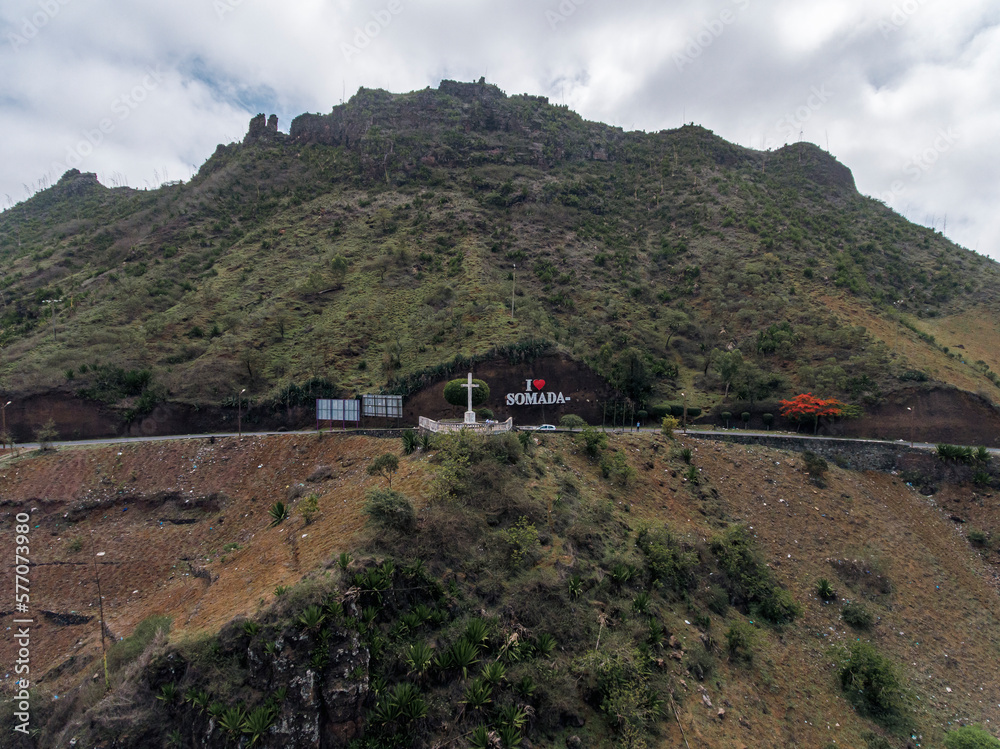 Aerial photos of Assomada in Santiago Island, Cabo Verde, reveal the ...