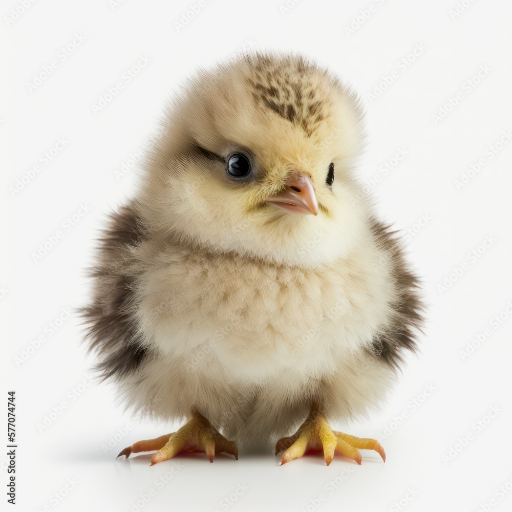 Funny, happy, and cute baby chicken character. Ideal for use in animal ...