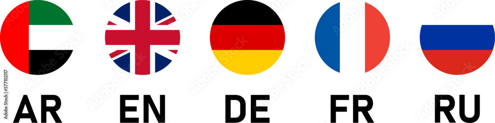 English Language Flag Icon