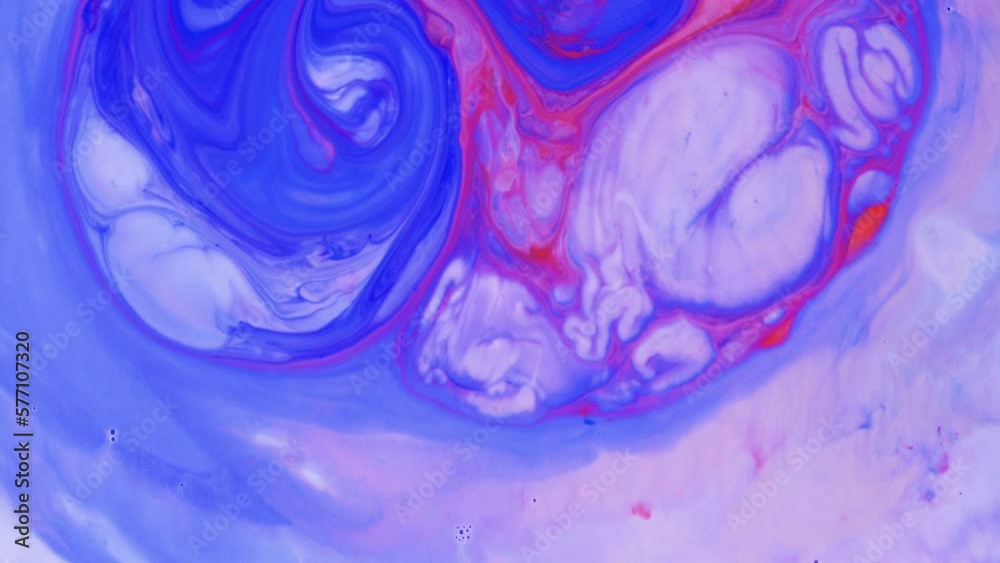 Light violet acrylic paint shades mixing abstract background. Pink and ...