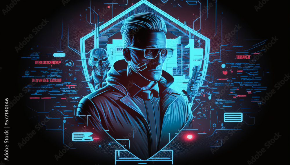 Cybersecurity Understanding The Science Behind Internet Safety Ai Generated Stock