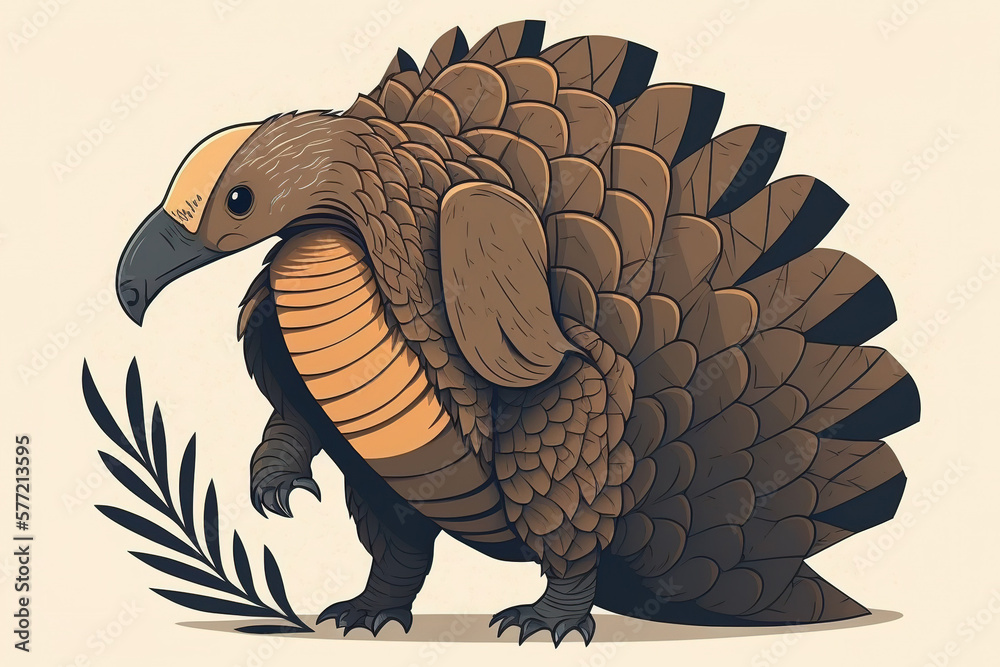 Manis crassicaudata, the Indian pangolin or anteater, is one of the ...