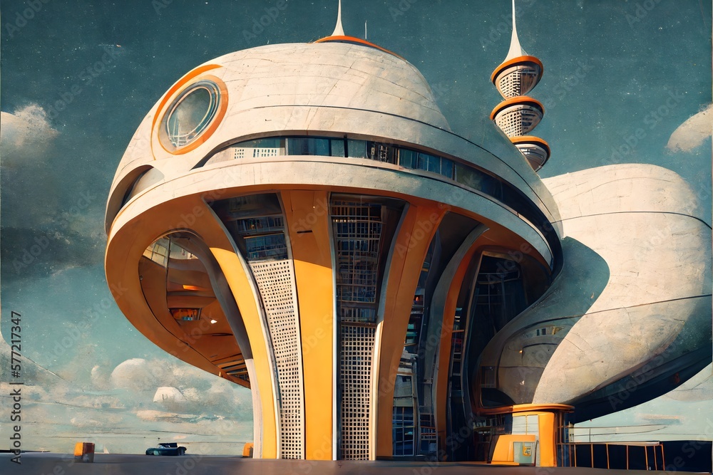 Portrait of the God of Googie Architecture: A Futuristic Ode to Space ...