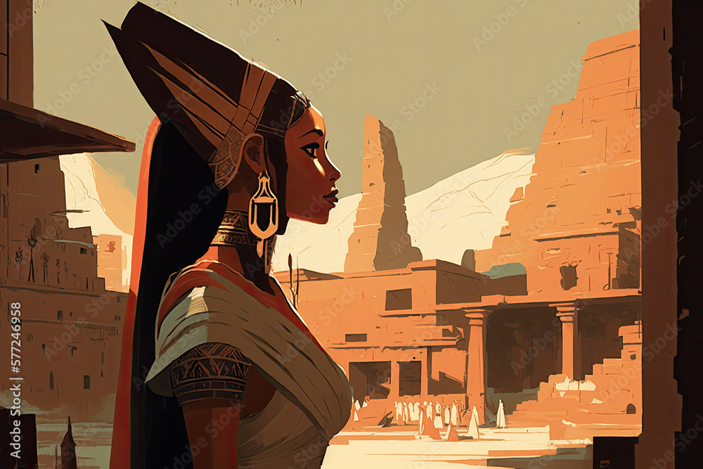 Hatshepsut transforming ancient Egypt during her reign made with ...