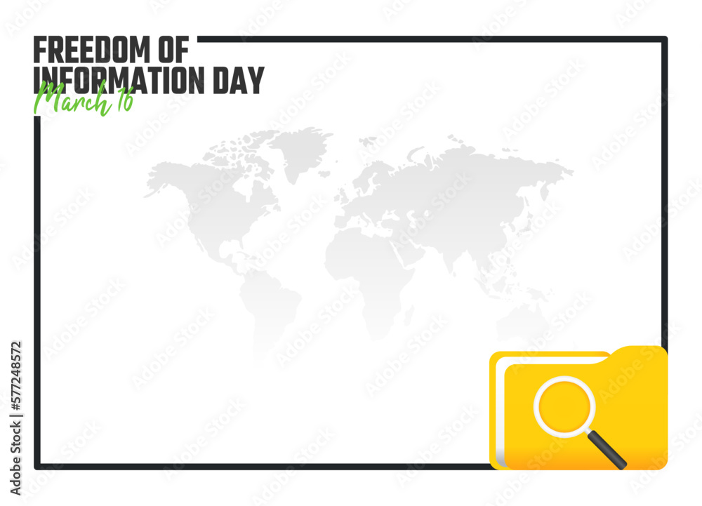 vector graphic of freedom of information day good for freedom of ...