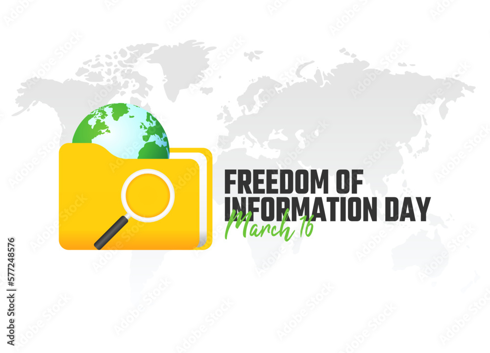 vector graphic of freedom of information day good for freedom of ...