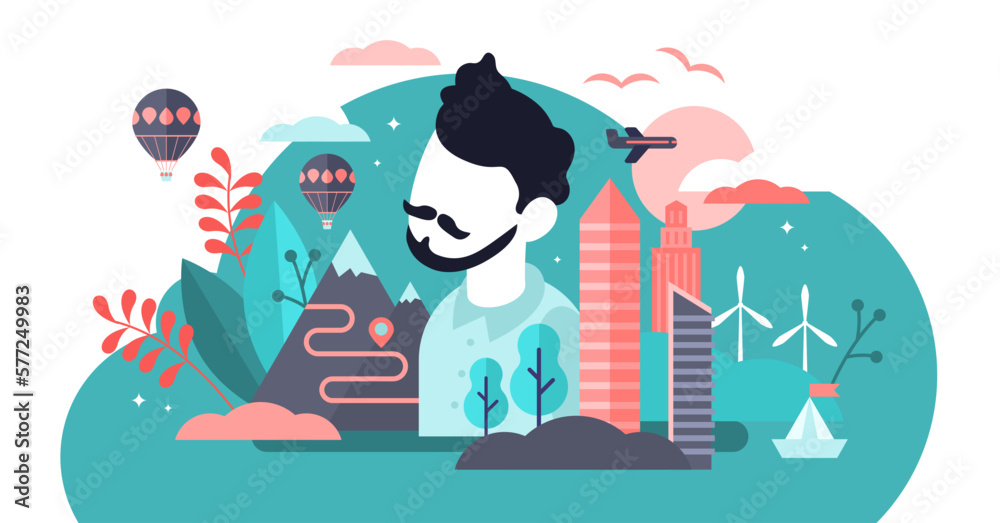 Citizen illustration, transparent background. Flat tiny movement rights ...