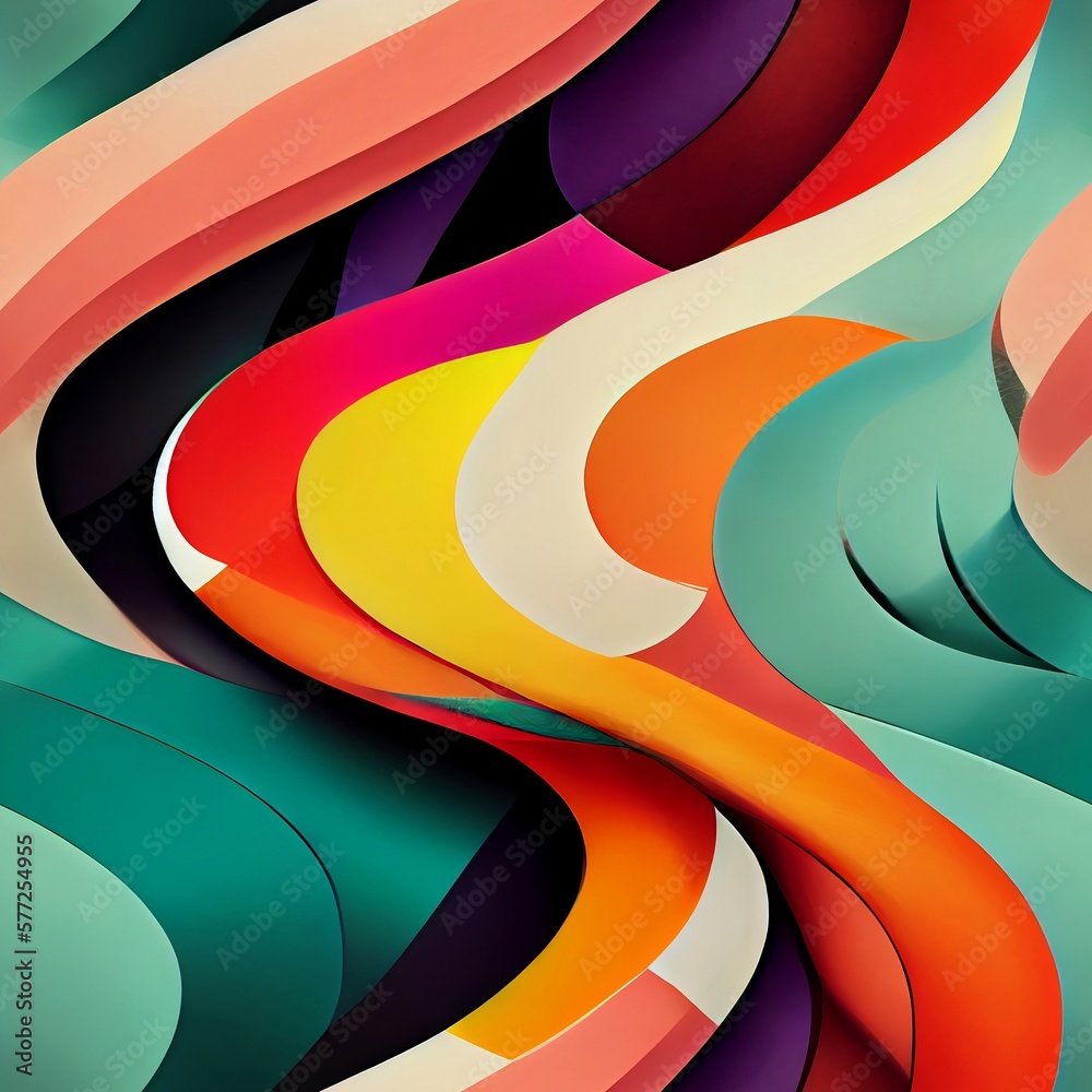 The image features a mesmerizing pattern of psychedelic swirls and ...
